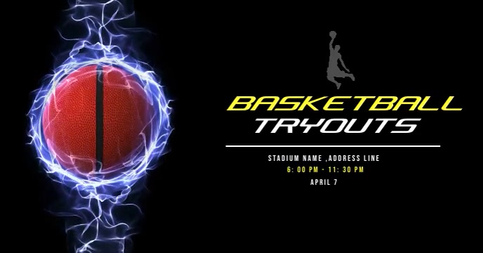 Basketball tournaments video ad Template | PosterMyWall