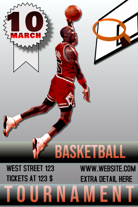 BASKETBALL TRYOUTS TOURNAMENT FLYER Template | PosterMyWall