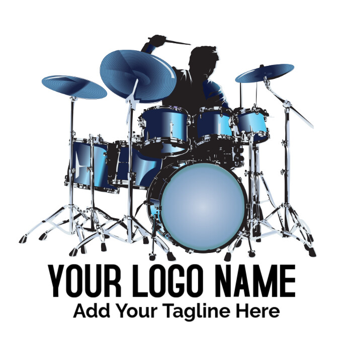 Copy of Bass Drums Percussion Drummer, Percussion, Drum, Drum Beat Logo ...