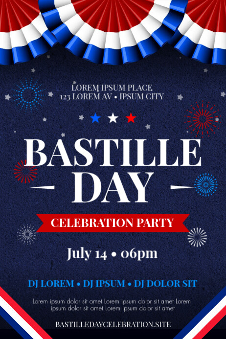 BASTILLE DAY POSTER Template | PosterMyWall