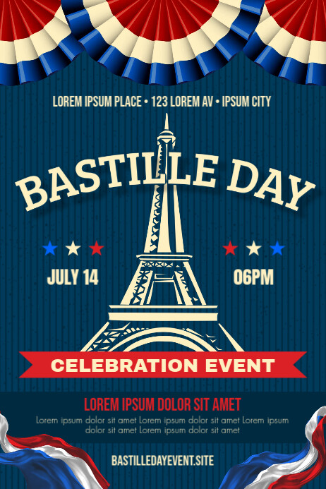 BASTILLE DAY POSTER Template | PosterMyWall