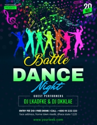 Battle Dance Party Poster Template | PosterMyWall