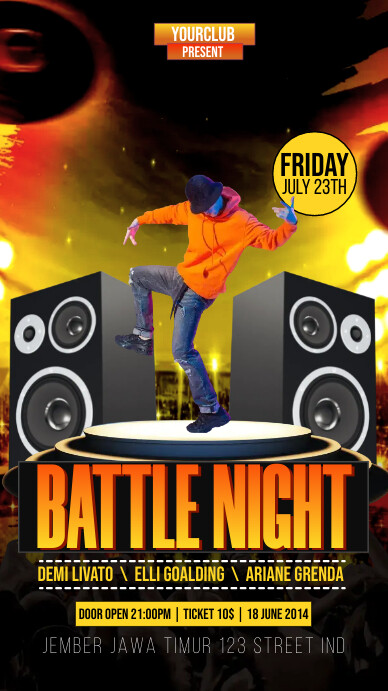 Battle Night Night Flyer Template (1) | PosterMyWall