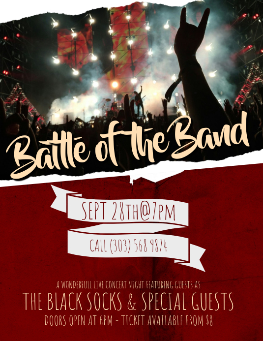 Battle of the Band Flyer Template | PosterMyWall