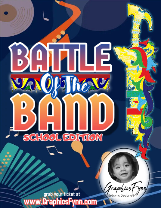 Battle Of The Band Flyer Okir Style (us Letter) Template | PosterMyWall