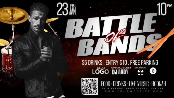 Modèle Battle of the Bands - 2026 | PosterMyWall