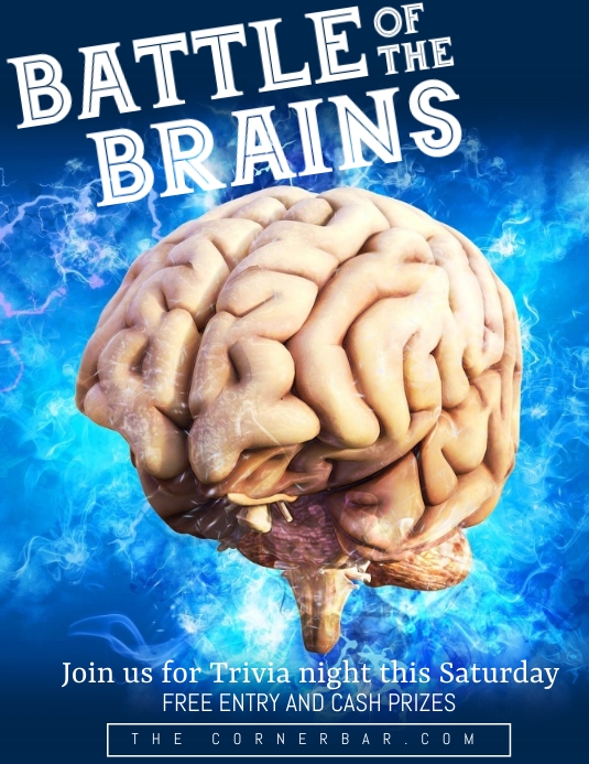 Copia de Battle of the brain's flyer | PosterMyWall