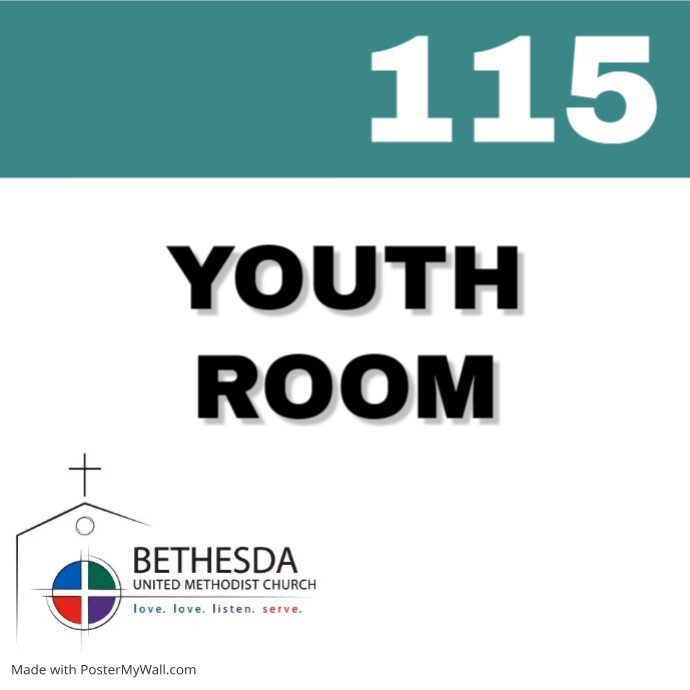 Room 115 Youth Room Square | PosterMyWall