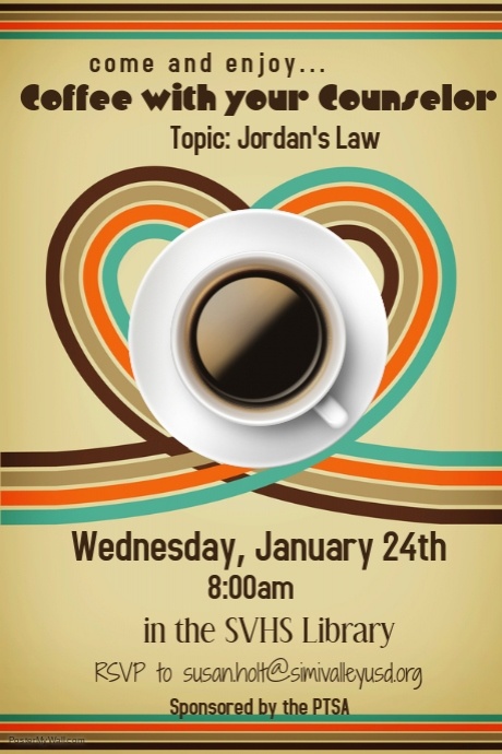 Coffee with Counselor | PosterMyWall