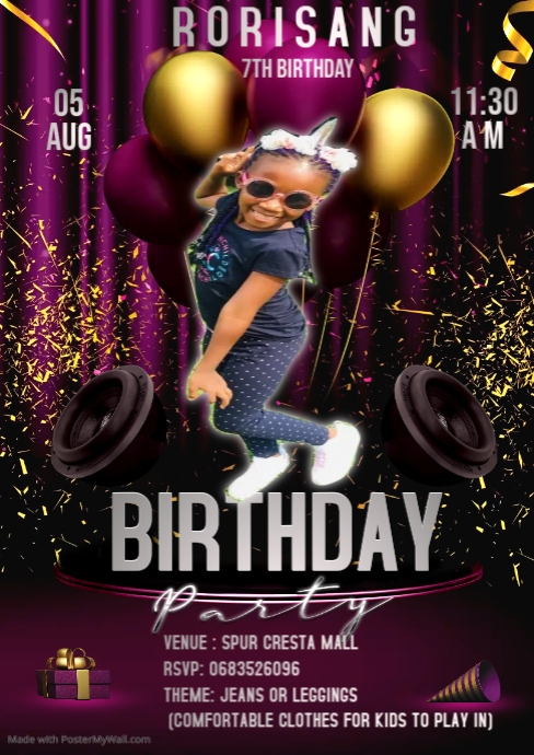 BIRTHDAY PARTY | PosterMyWall