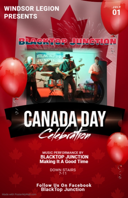 Canada Day Party Flyer Template | PosterMyWall