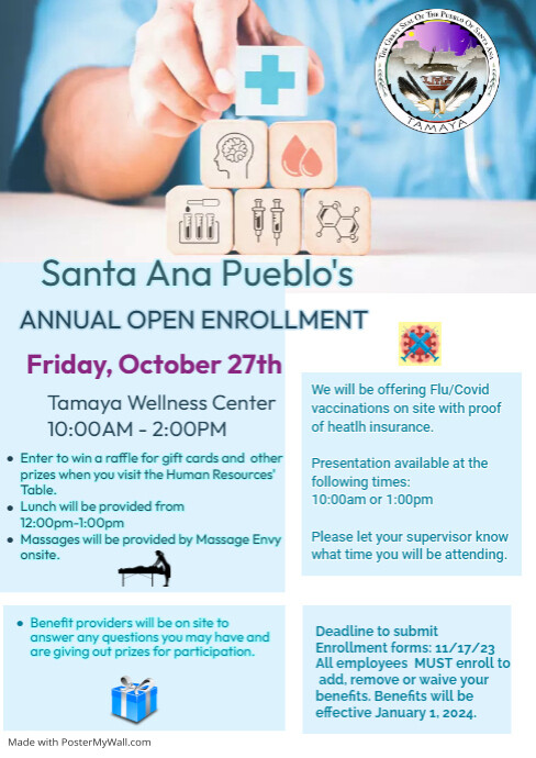 Open Enrollment | PosterMyWall