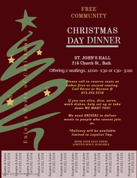 Christmas Dinner Flyer (7) | PosterMyWall