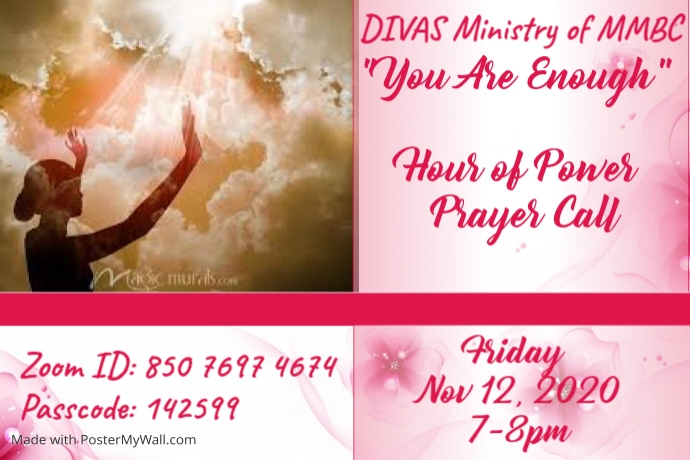 Copy of 2021 Y.A.E. Hour of Power Prayer | PosterMyWall