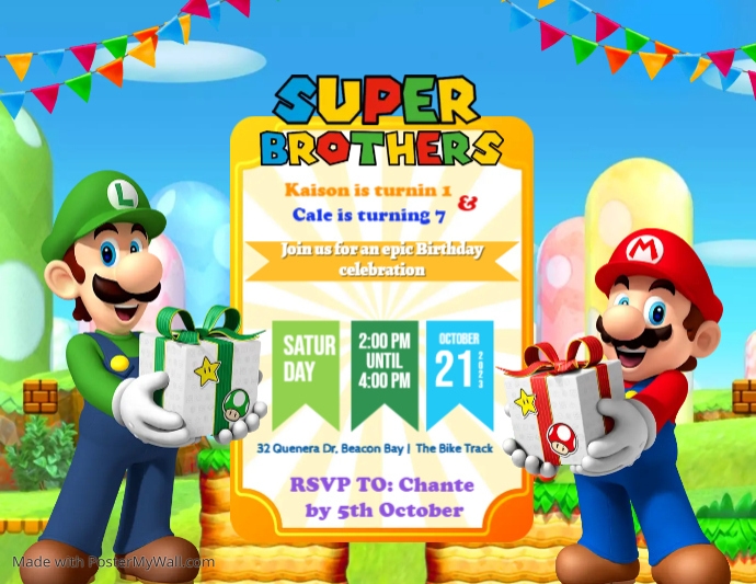 Super Mario | PosterMyWall