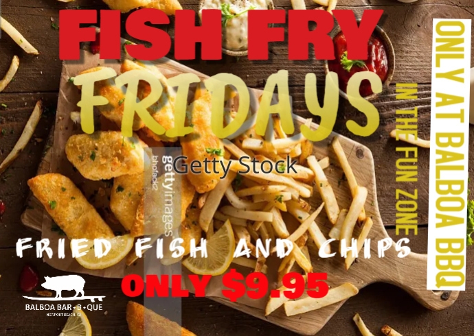 fish fry fried fish flyer | PosterMyWall