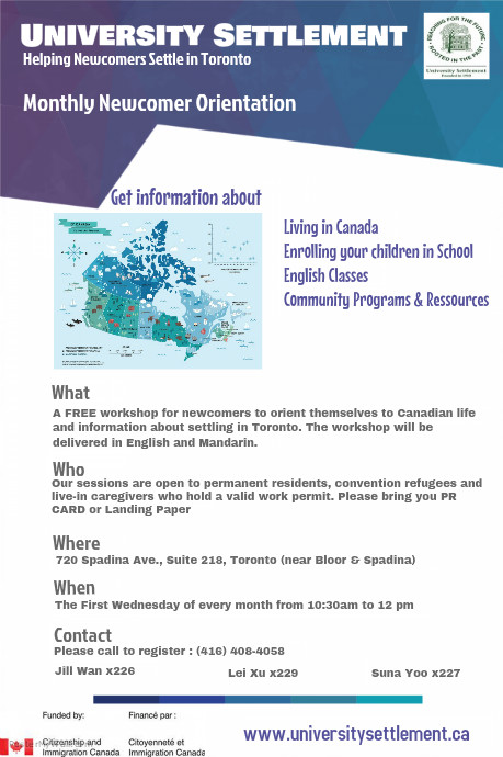 Monthly Newcomer Orientation | PosterMyWall