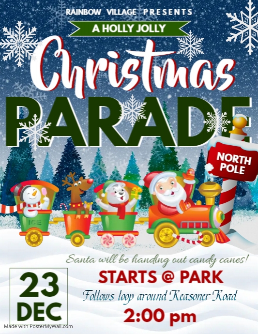 Copy of Copy of CHRISTMAS PARADE | PosterMyWall