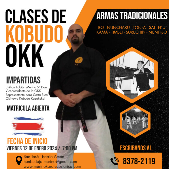 Seminario de Kobudo OKK-Costa Rica | PosterMyWall