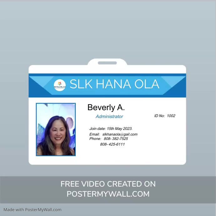 employee badge card | PosterMyWall
