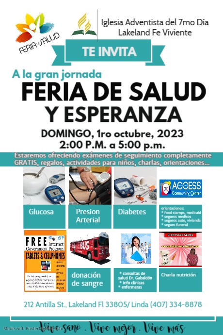 poster Feria de Salud | PosterMyWall