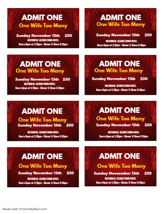 Copy of Tickets | PosterMyWall