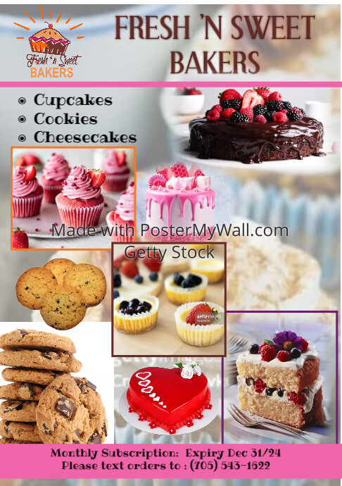 CAKE BAKERS FLYER | PosterMyWall