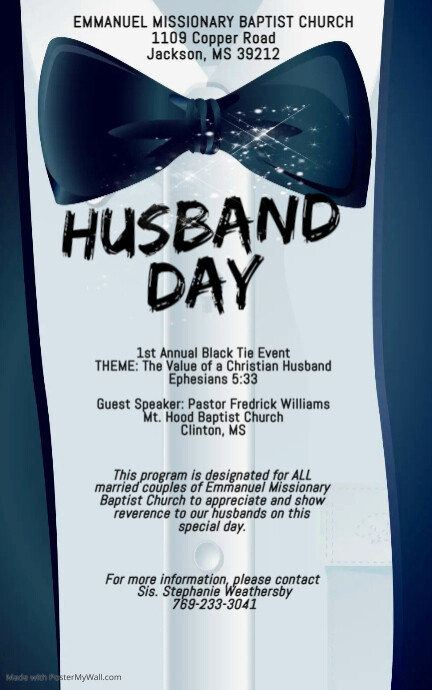Men's Day Appreciation Flyer (1) | PosterMyWall