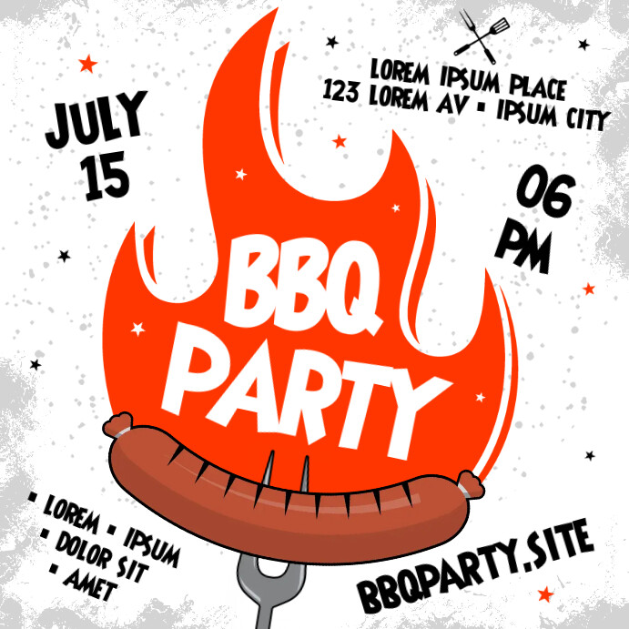 BBQ BANNER Template | PosterMyWall