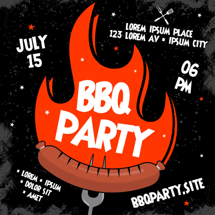 BBQ BANNER | PosterMyWall