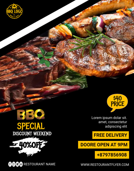 BBQ Template | PosterMyWall