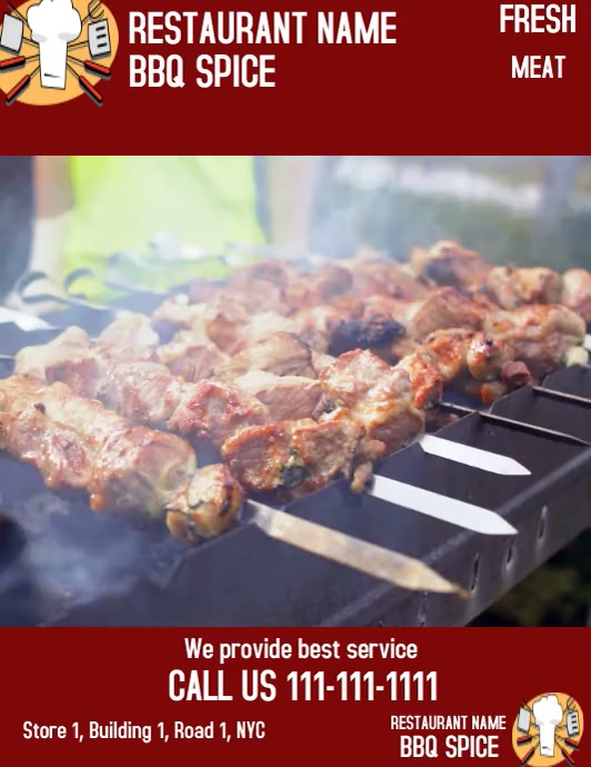 Modèle BBQ | PosterMyWall