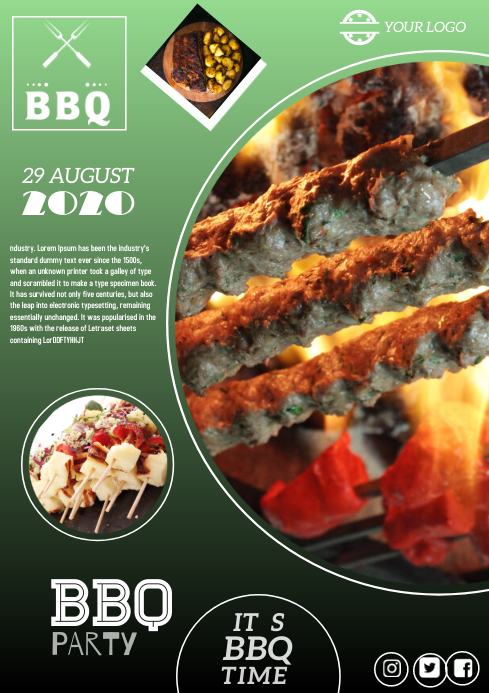 BBQ Template | PosterMyWall