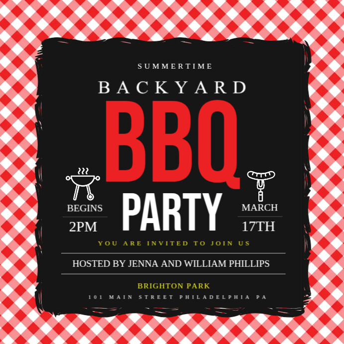 BBQ Template | PosterMyWall