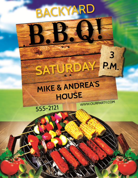 Copy of BBQ | PosterMyWall