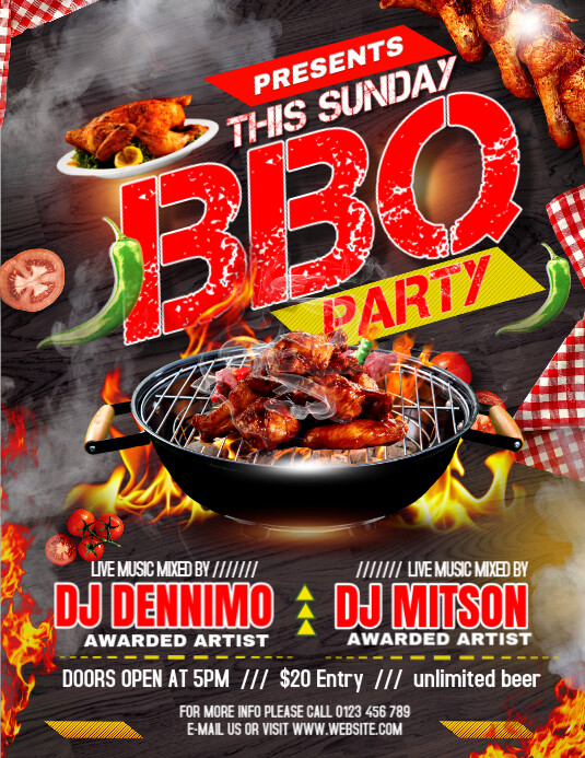 Copy of BBQ | PosterMyWall