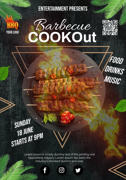 BBQ Template | PosterMyWall