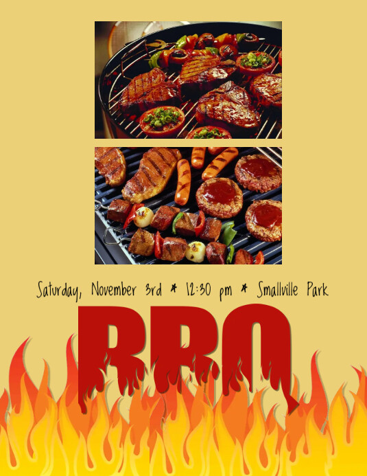 BBQ event Template | PosterMyWall