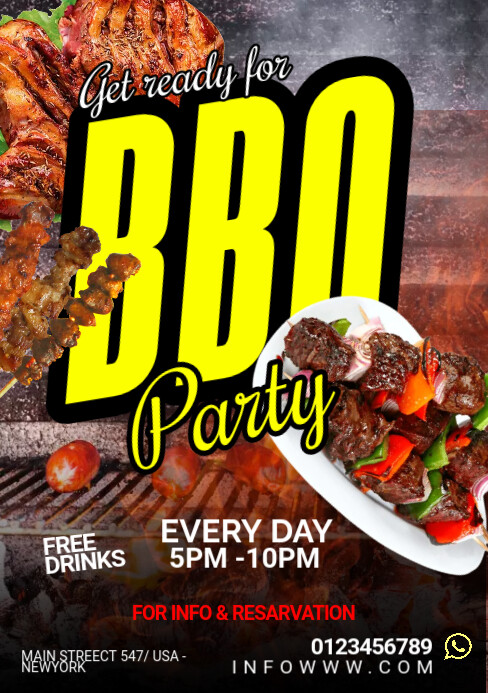 BBQ Flyer Template | PosterMyWall