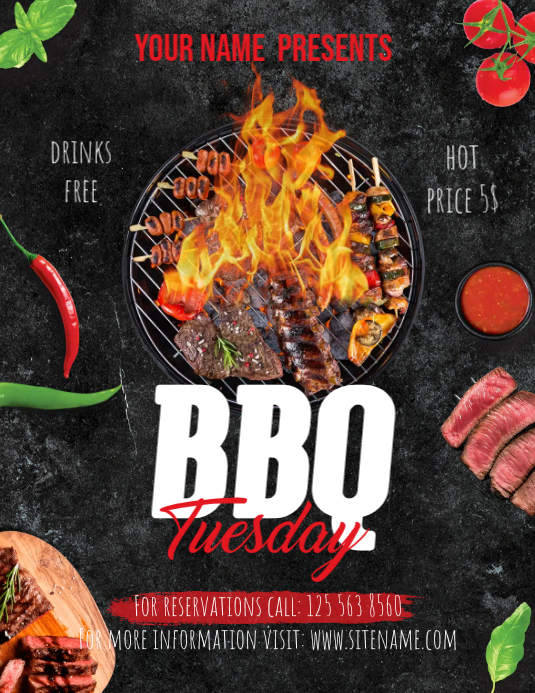 BBQ Flyer Template | PosterMyWall