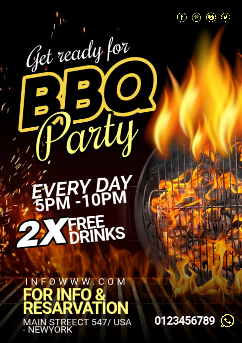 Copy of BBQ Flyer | PosterMyWall
