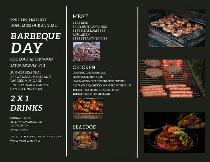 BBQ FLYER TEMPLATE | PosterMyWall