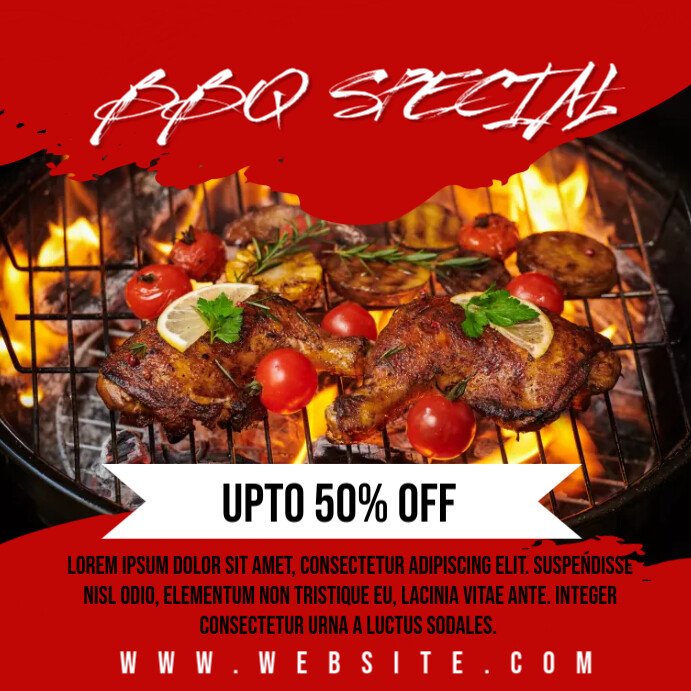 Bbq flyers Template | PosterMyWall