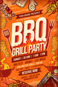 BBQ Party Template | PosterMyWall