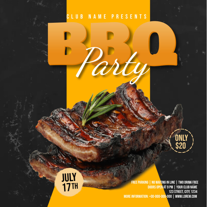 Bbq Night Template | PosterMyWall