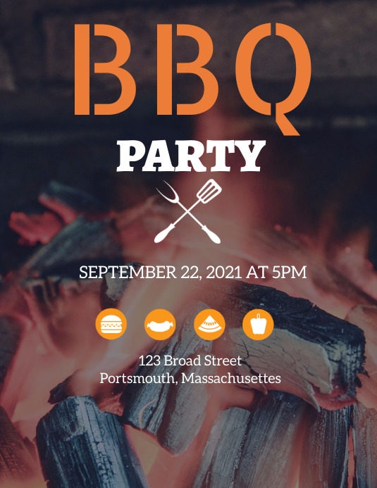 BBQ PARTY Template | PosterMyWall