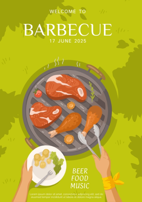 BBQ PARTY TEMPLATE | PosterMyWall