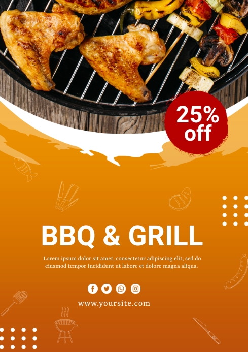 Copy of BBQ PARTY TEMPLATE | PosterMyWall
