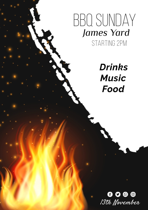 BBQ PARTY TEMPLATE | PosterMyWall