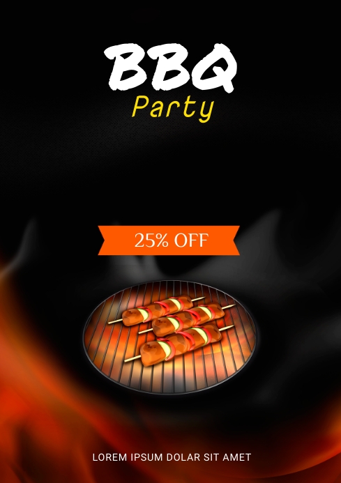 BBQ PARTY TEMPLATE | PosterMyWall